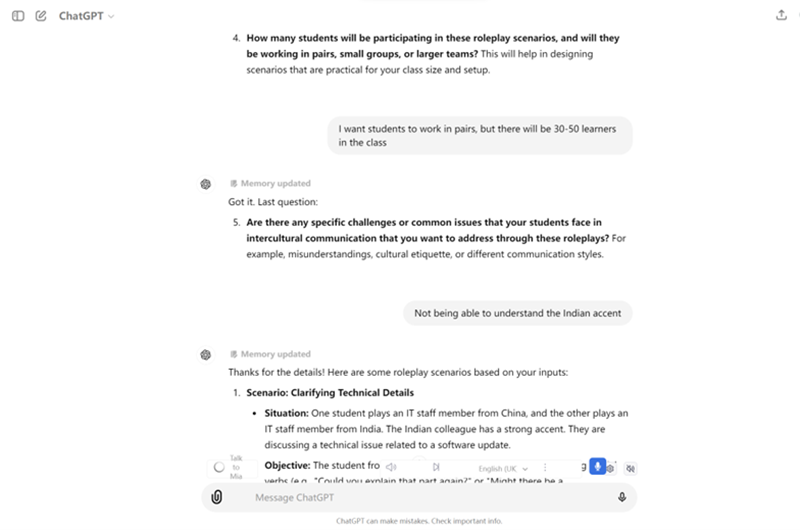 Using AI for English Roleplay Activities | Hong Kong TESOL