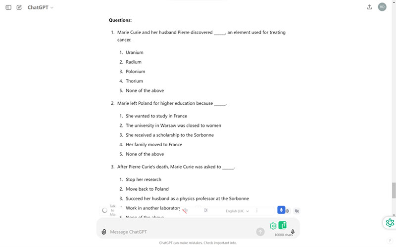 Creating Reading Comprehension Activities with AI | Hong Kong TESOL